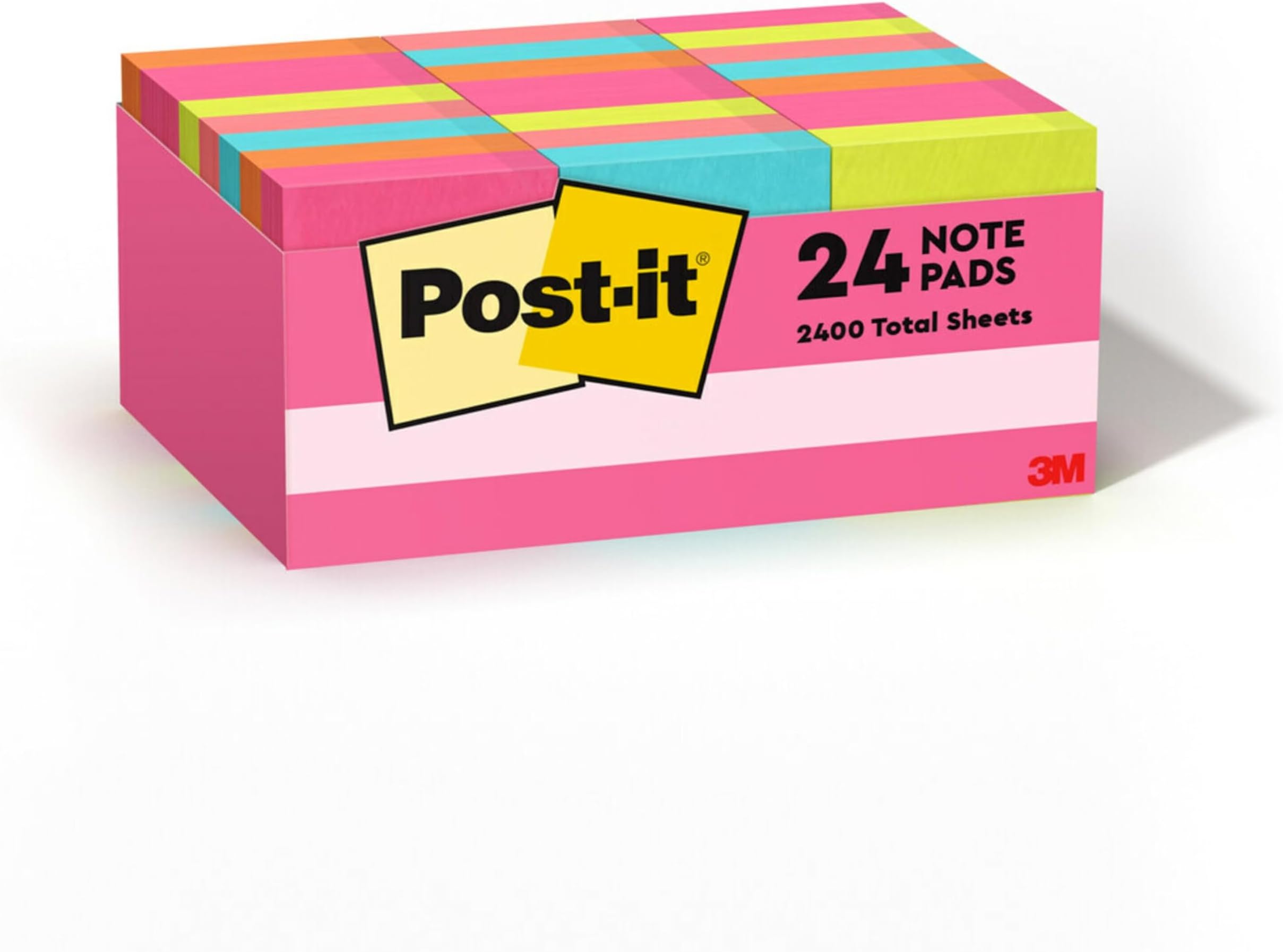 Post-it Mini notas, 1.5 x 2 pulgadas, 24 almohadillas para orejas ...