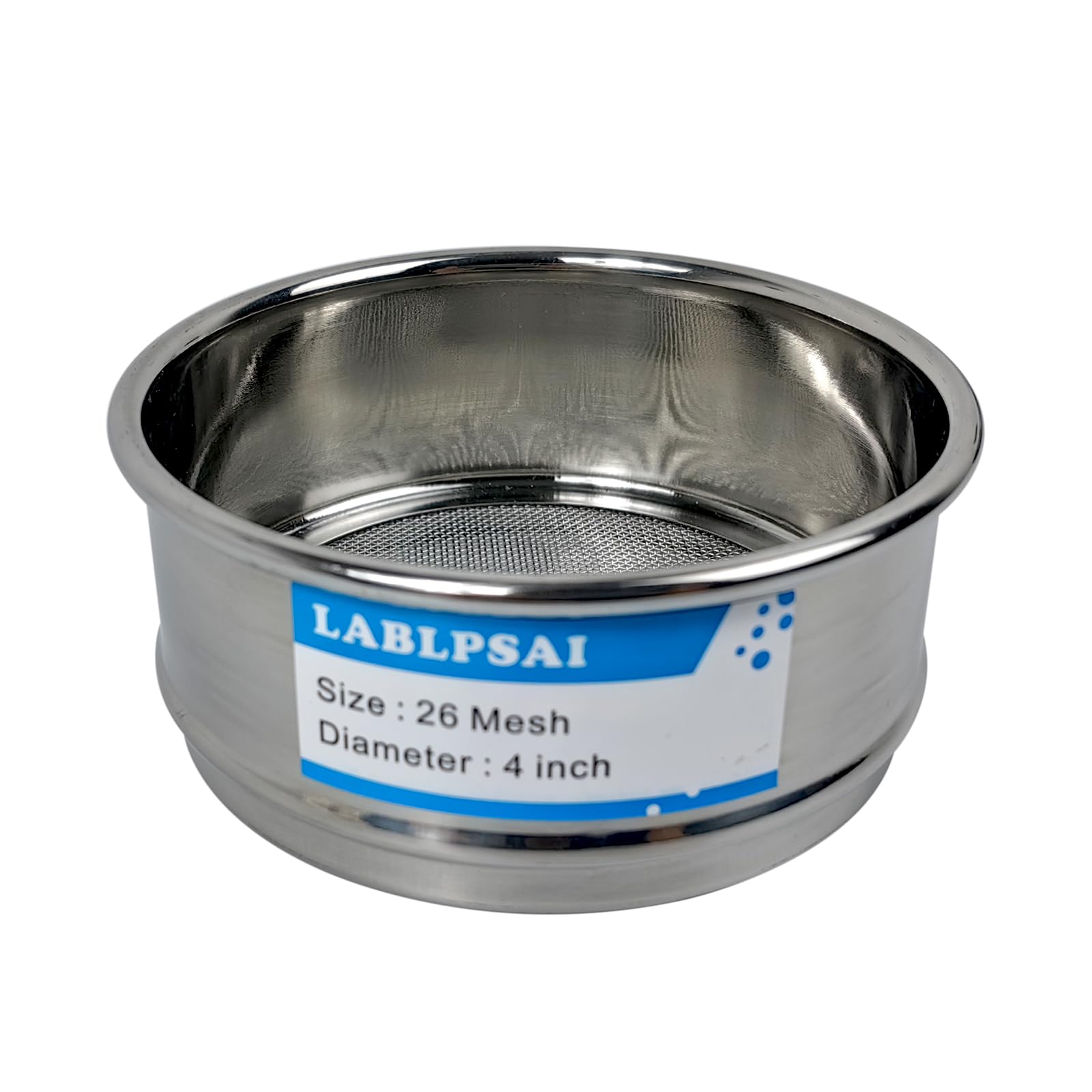 Snapklik.com : 26 Mesh Lab Sieves 4" Diameter 304 Stainless Steel Wire ...