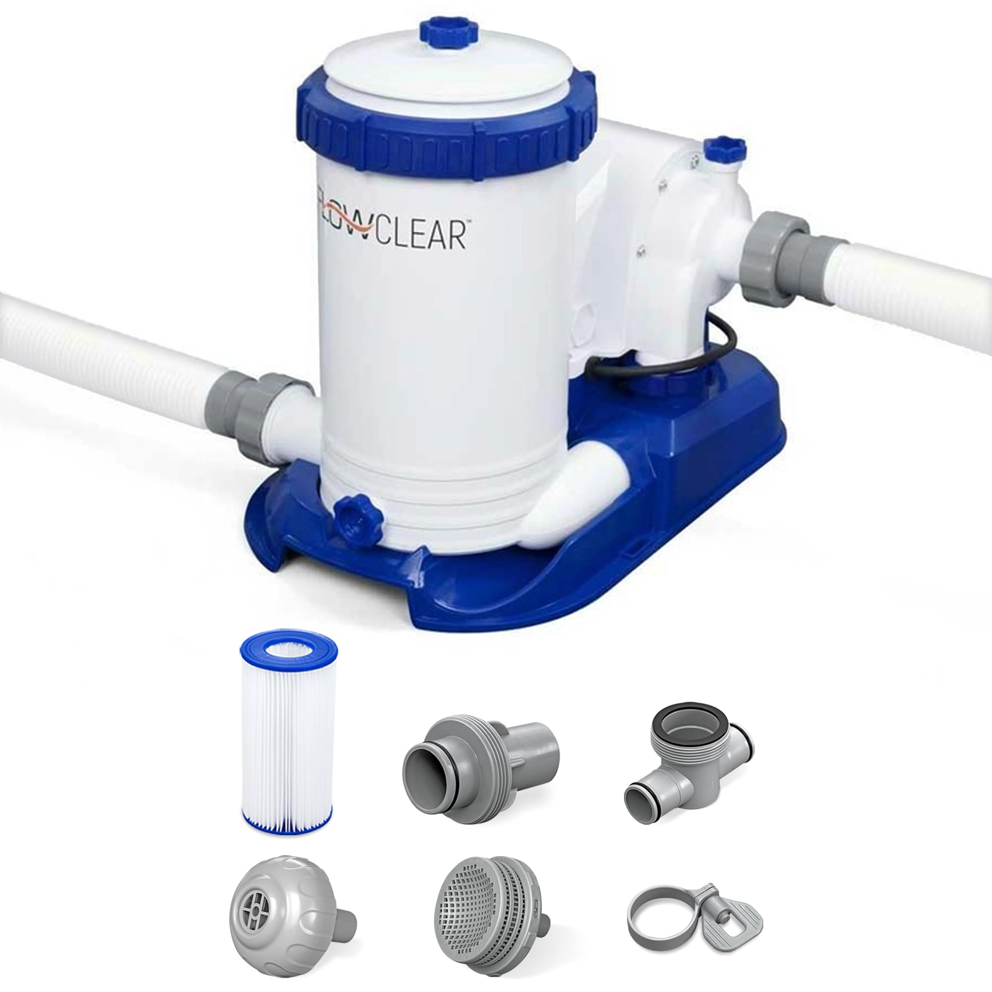 Snapklik.com : Bestway Flowclear 2,500 Gal. Above Ground Pool Filter Pump