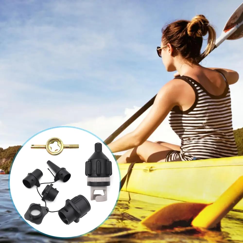 Paddle Board Pump Nozzle Adapter BESPORTBLE 2pcs Kayak Air Valve ...