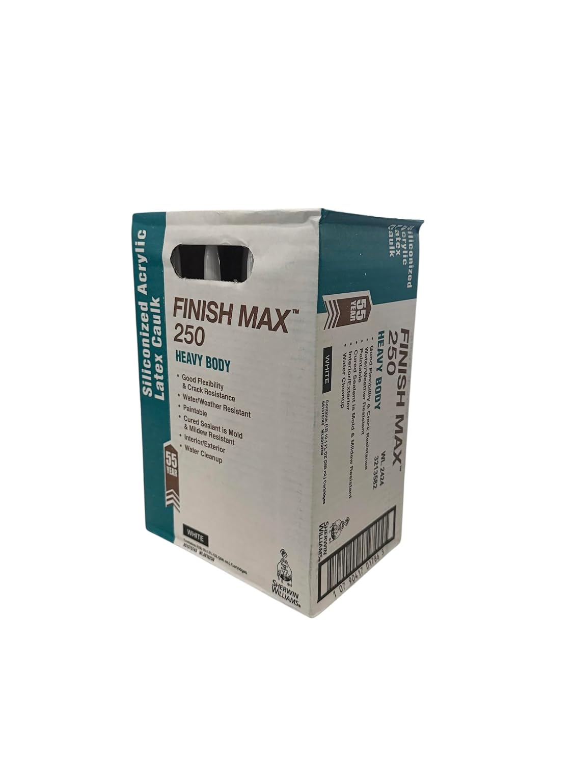 Amazon.com: Sherwin Williams Finish Max 250 White 10 oz (12-Pack ...