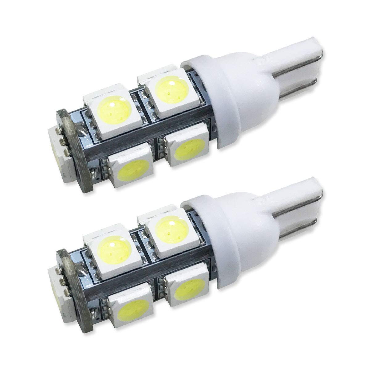 Amazon | 2LOOP(ツーループ) 2個セット T10/T16 LED 3チップSMD ウェッジ球 9連 バックランプ ポジション ルームランプ -純白光 | クリアランスランプ ...