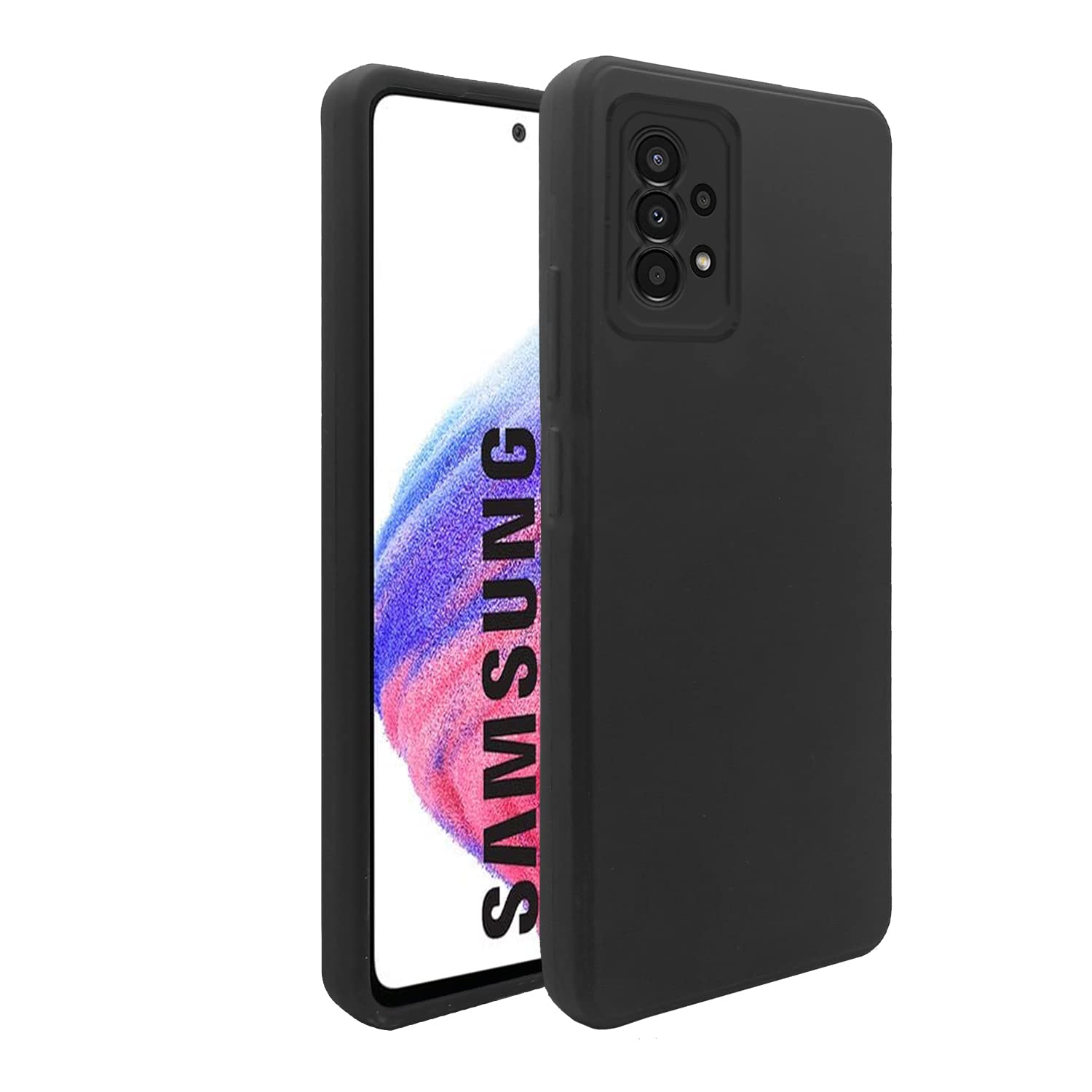 Pikkme Samsung Galaxy A53 5G Back Cover Soft Matte Liquid Silicone TPU ...