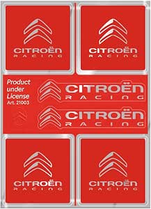 Amazon.com: Citroen Racing Official Stickers 6 Logos, Red : Automotive