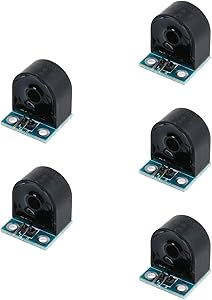 JESSINIE 5Pcs ZMCT103C 5A AC Current Sensor Module Single Phase Micro Current Transformer Module ...
