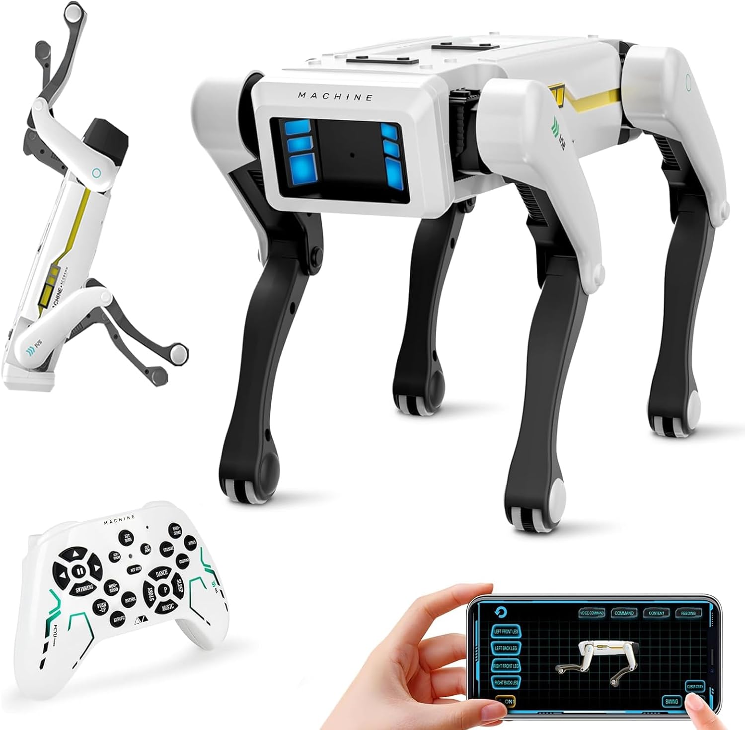 Mostop Smart Robot Dog - Interactive RC Robot Dog with Voice Control ...