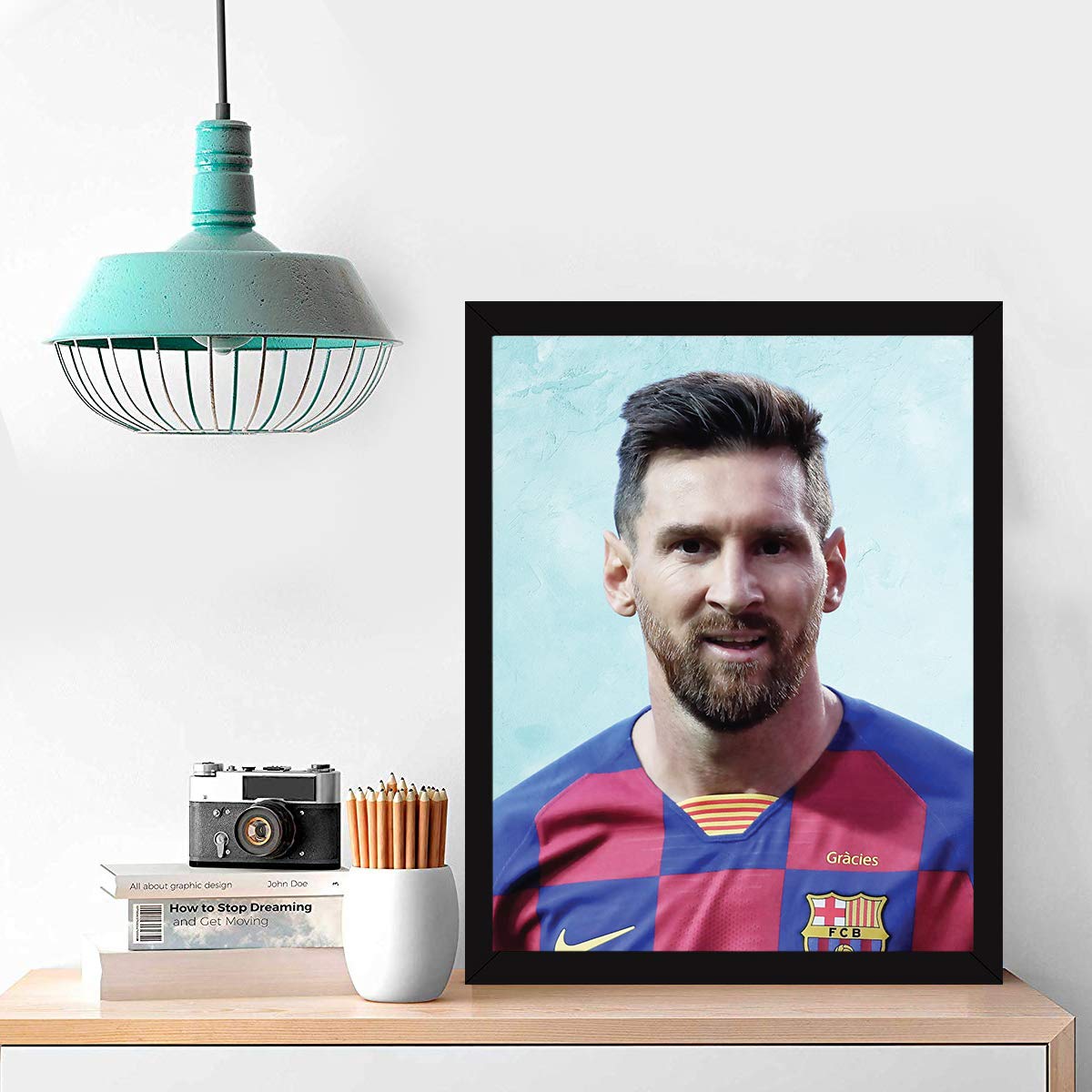 Buy Chaka Chaundh - Lionel Messi quotes posters - Messi quotes frame ...
