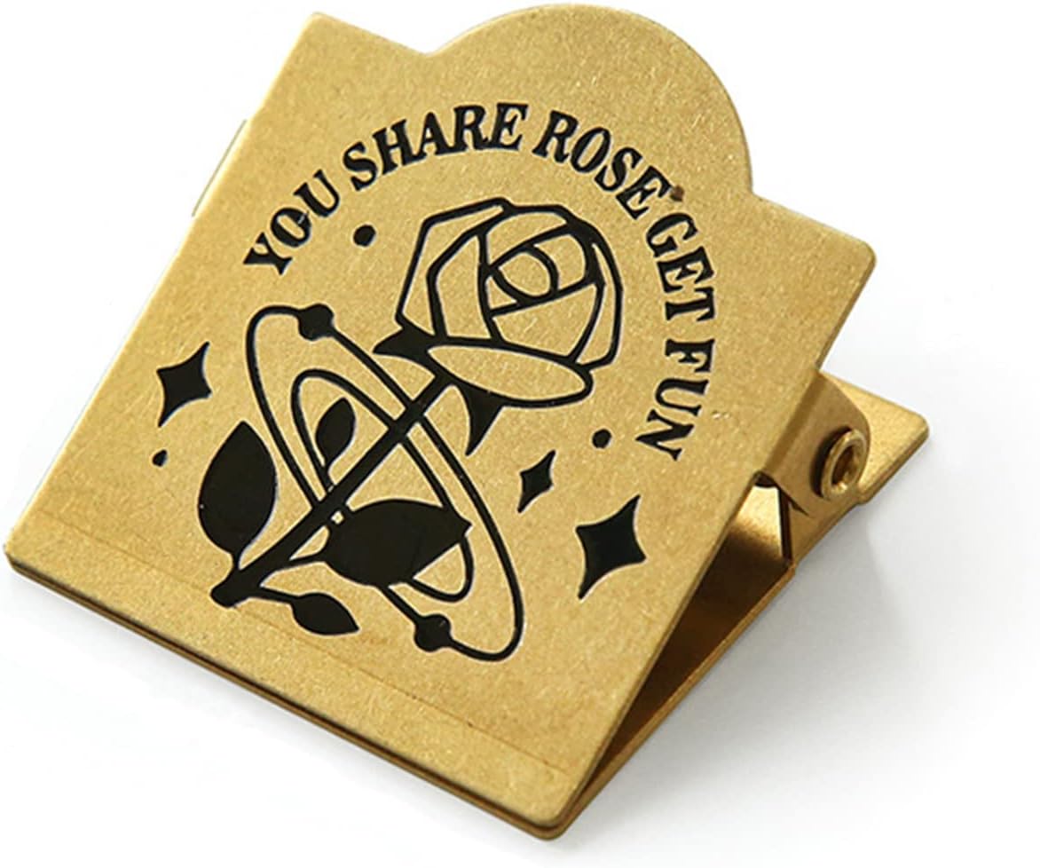 Amazon.com : Brass Clip - Decorative Binder Clips for Journals ...