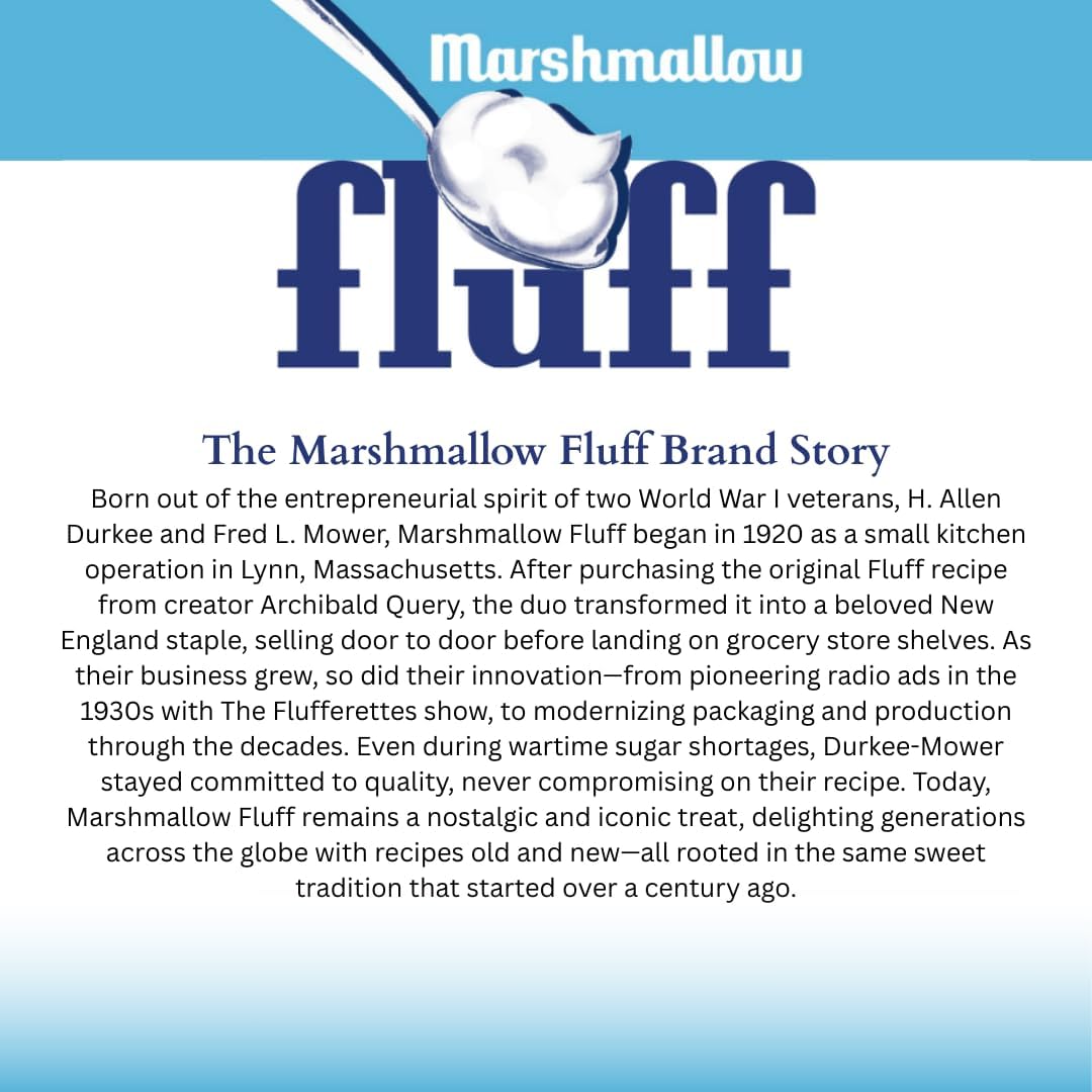 Fluff Marshmallow Spread, Classic Original Flavor, 16oz (Pack of 1)