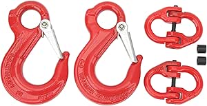 Amazon.com: Kuuleyn Safety Chain Hooks, Hammer Locks for Trucks, 2 Set ...