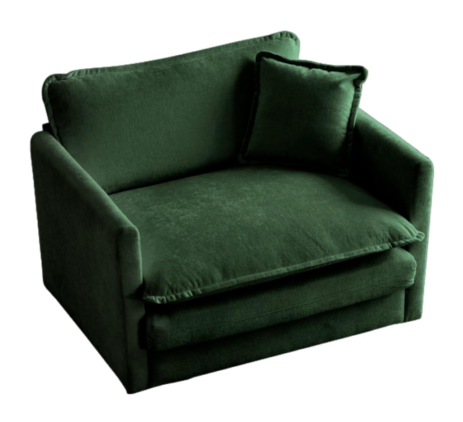 Amazon.com: Miscoos Chenille Oversized Accent Chair - 41.4”W Big Comfy ...