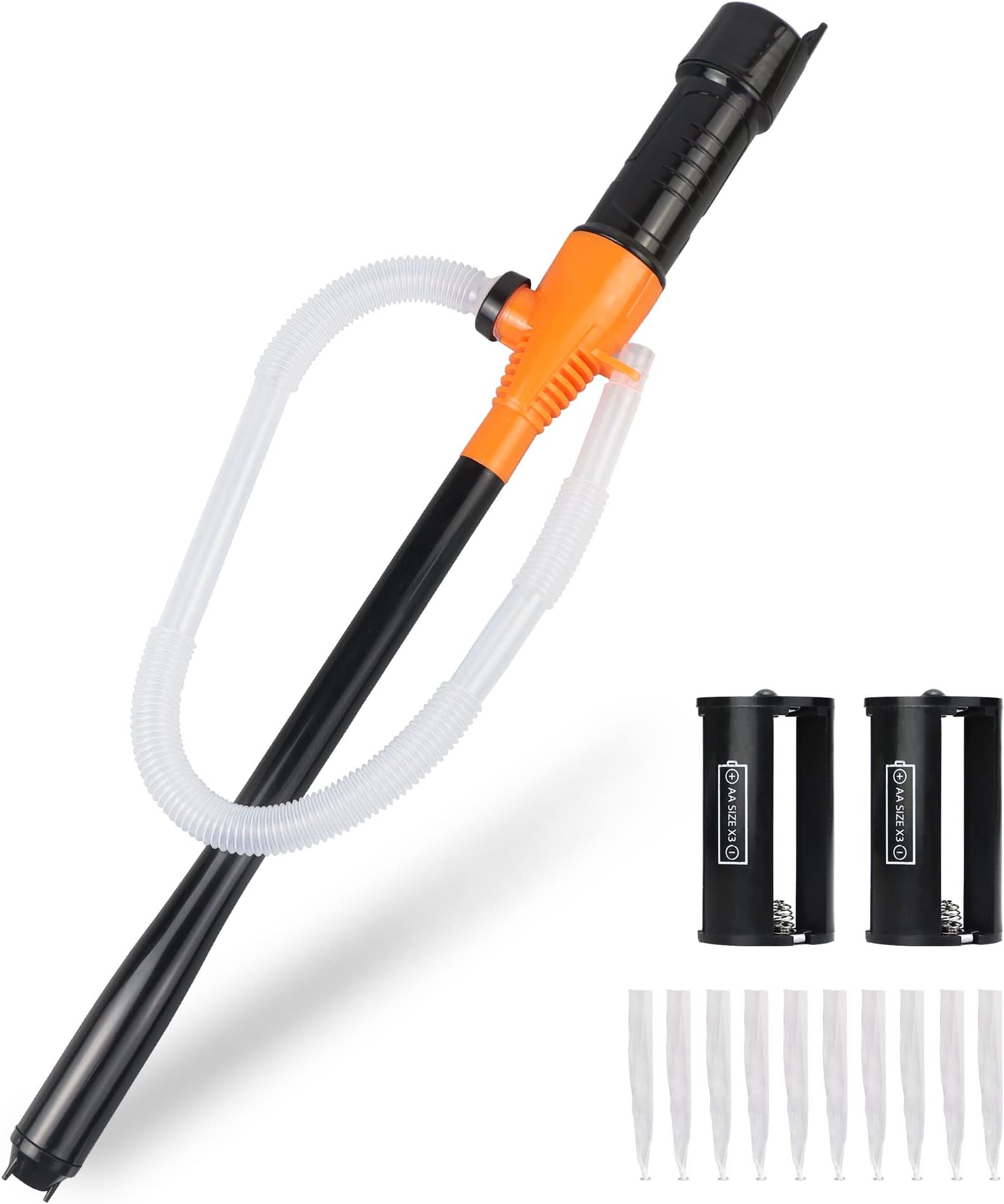 JMCUHYD Portable Transfer Pump Battery Operated Electric Siphon Pump ...