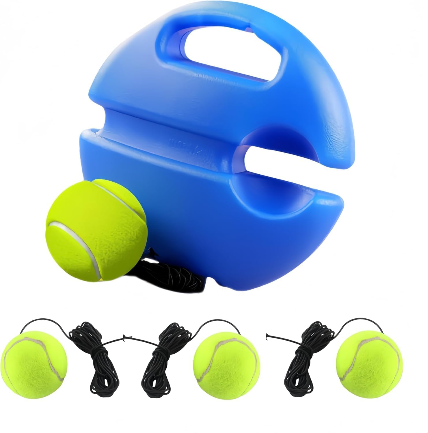 Tennis Trainer Rebound Ball with 3 String Balls, CAASFOOY Tennis ...