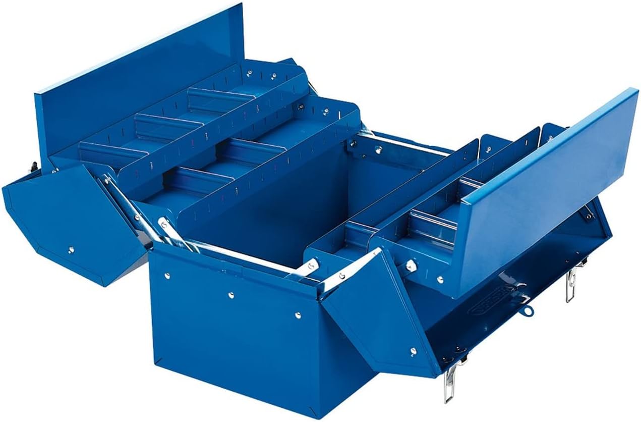 Draper Tools 48566 Barn Type Toolbox with Tray, 460 x 335 x 257 mm ...