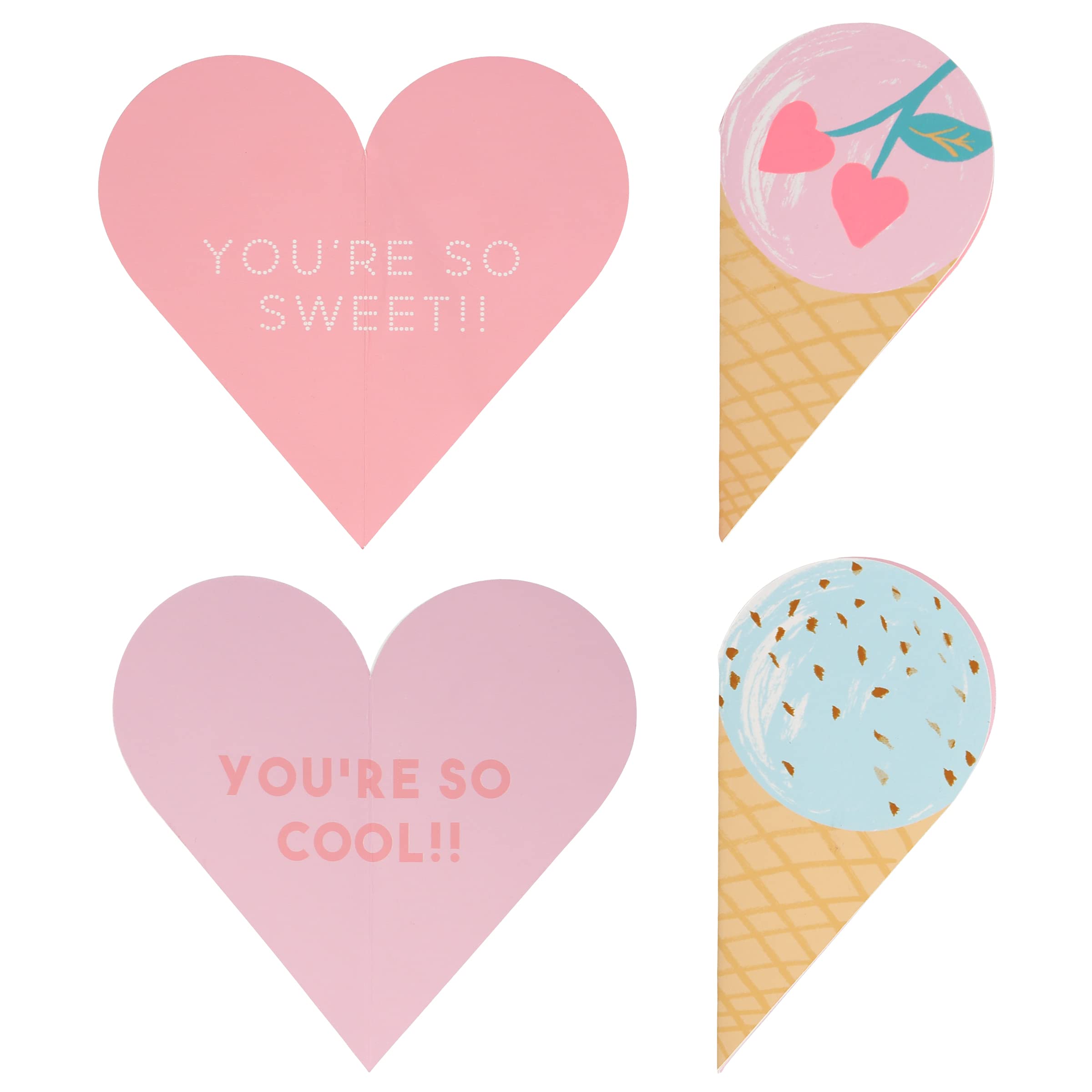 Ice Cream Valentine Ice Cream Cone Printable Classroom Valentine Cards
