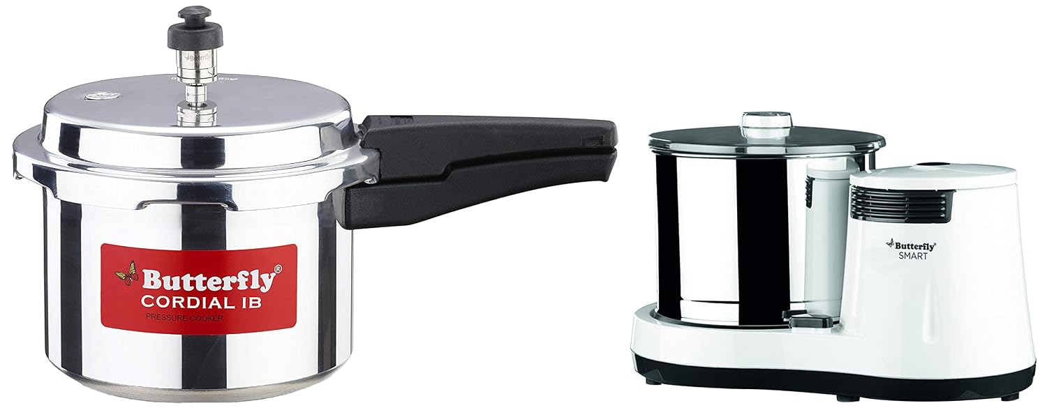 Butterfly Smart Wet Grinder, 2L (White) with Coconut Scrapper ...