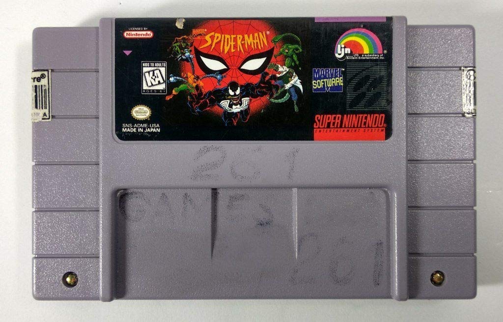 Amazon.com: Spider-Man - Nintendo Super NES (Renewed) : Video Games