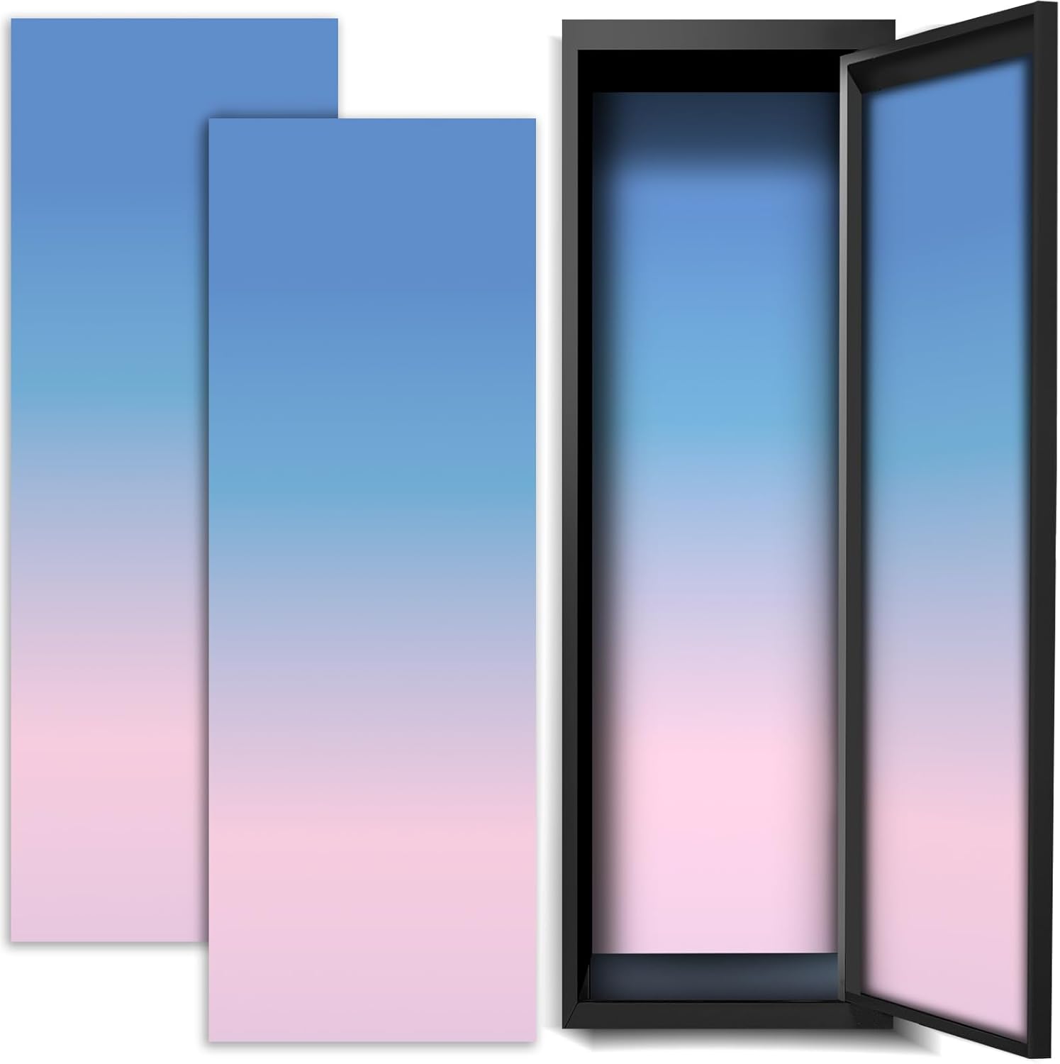 Haull 2 Pcs School Locker Magnetic Wallpaper 12 x 36 Inch Removable ...