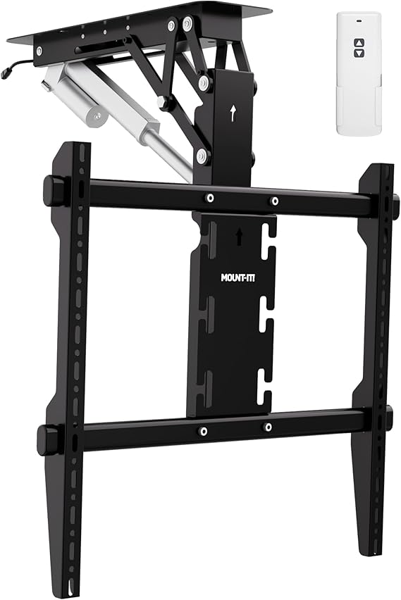 Amazon.com: Mount-It! Motorized Ceiling TV Mount – Silent Electric Flip ...