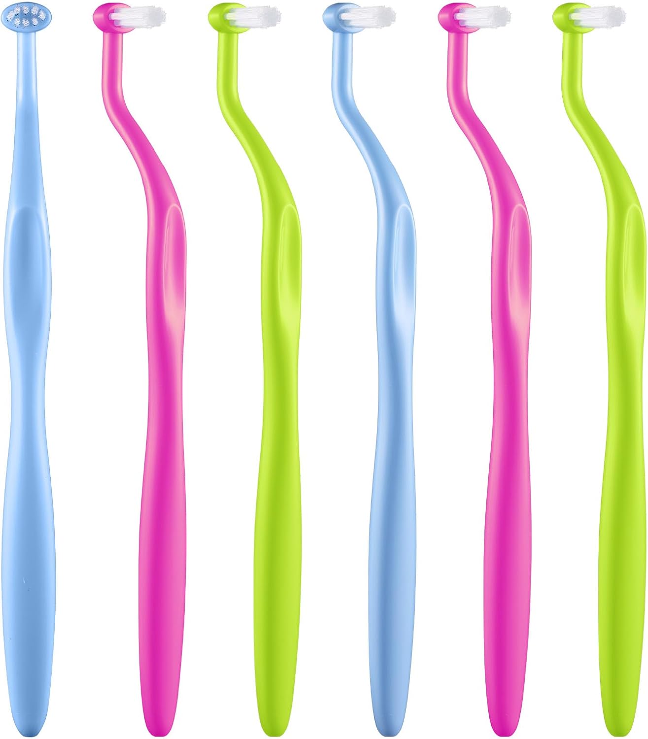 Amazon.com : Oralphi End Tuft Toothbrush, Orthodontic Toothbrush Small ...