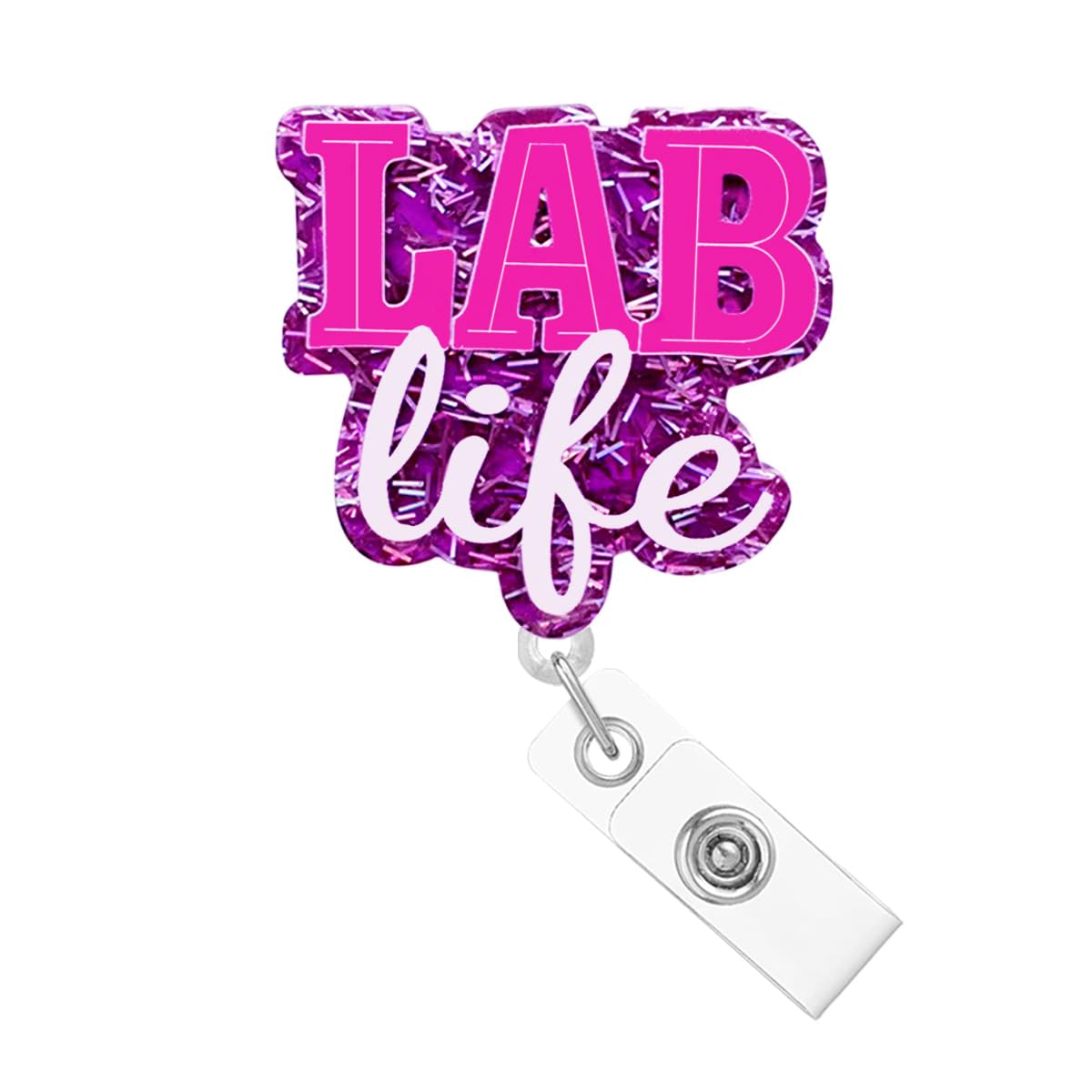 Amazon.com : Abamilaka Lab Life Badge Reel Holder with ID Clip ...