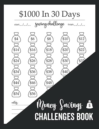 Amazon.com: Money Savings Challenges Book: Easy Cash Budget Saving ...