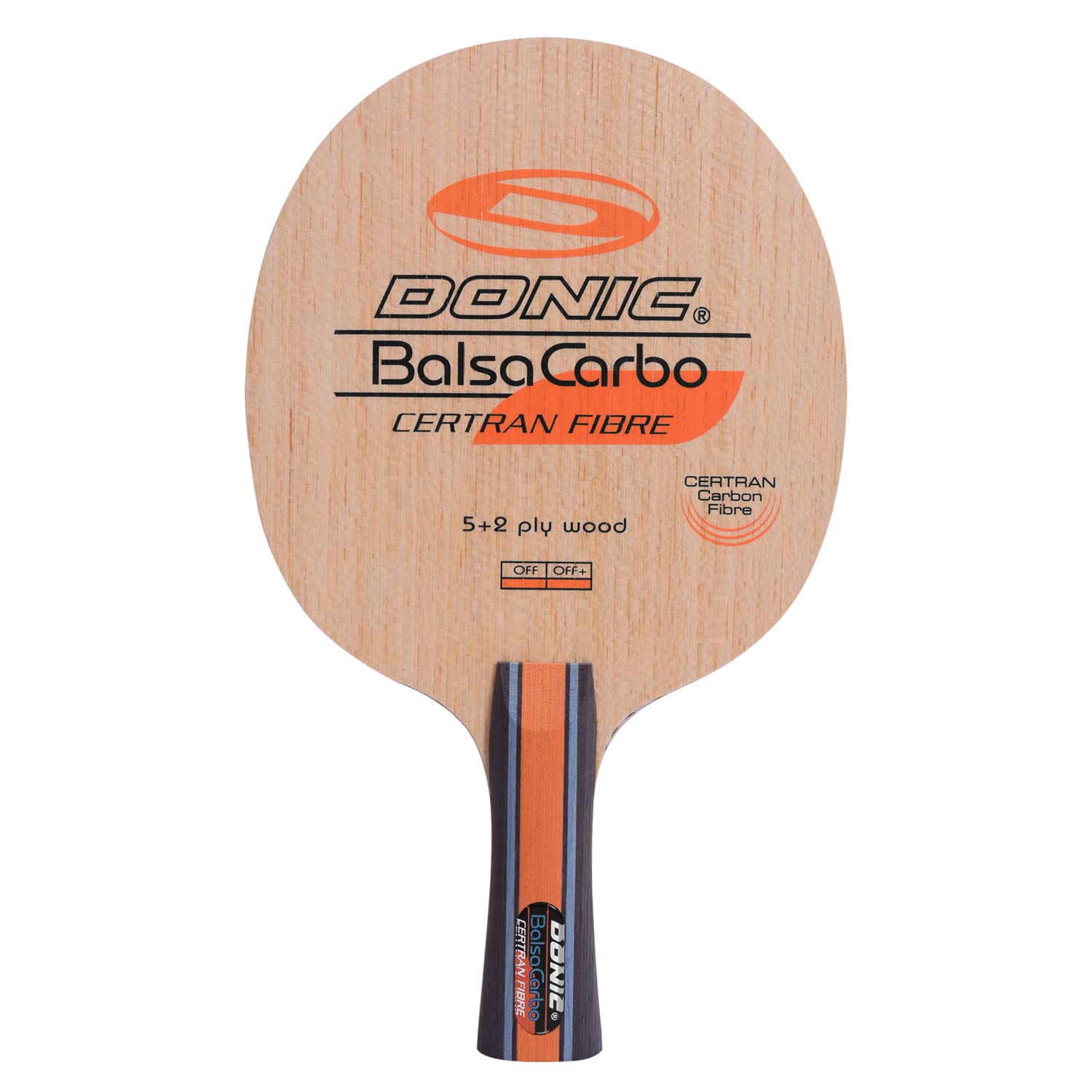 Buy DONIC Balsa Carbo Certain Fibre Table Tennis Racket/Bat Online at ...