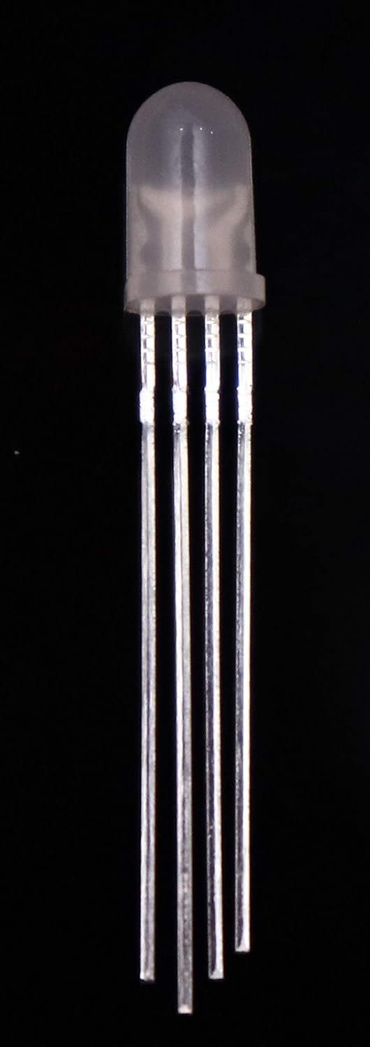 Electronic Spices 5MM RGB LED Diode Lights Tricolor (Multicolor Red ...