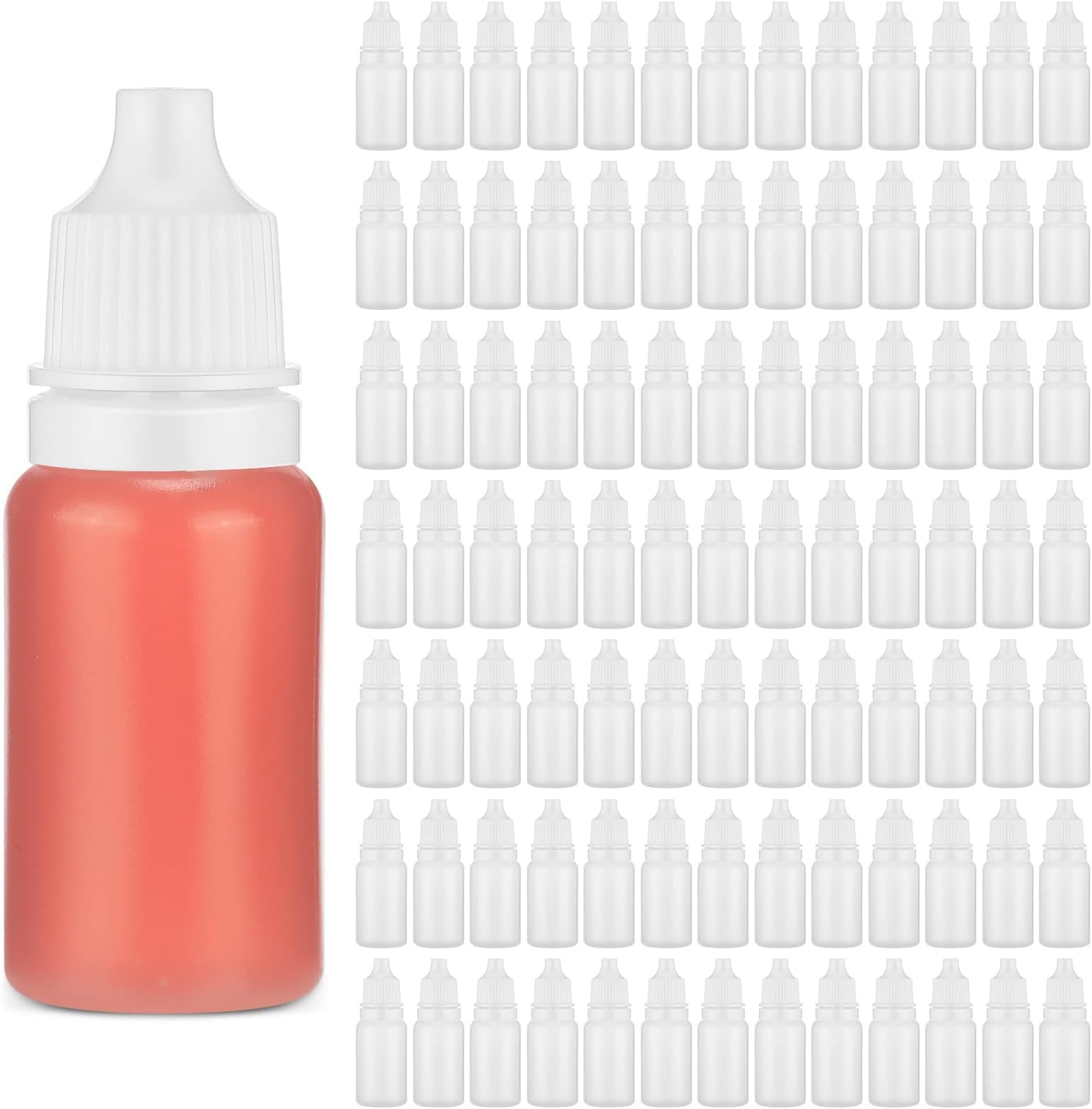 Amazon.com: TrelaCo 300 Pcs Plastic Dropper Bottles Bulk 15ml ...