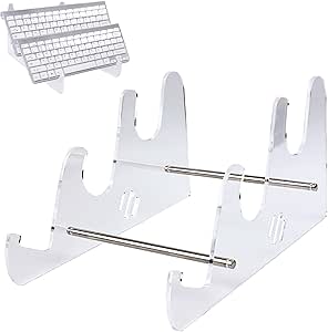 Amazon.com: Framendino, Acrylic Keyboard Display Stand Holder Computer ...