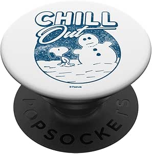 Amazon.com: Peanuts Holiday Snoopy Chill Out PopSockets Standard ...