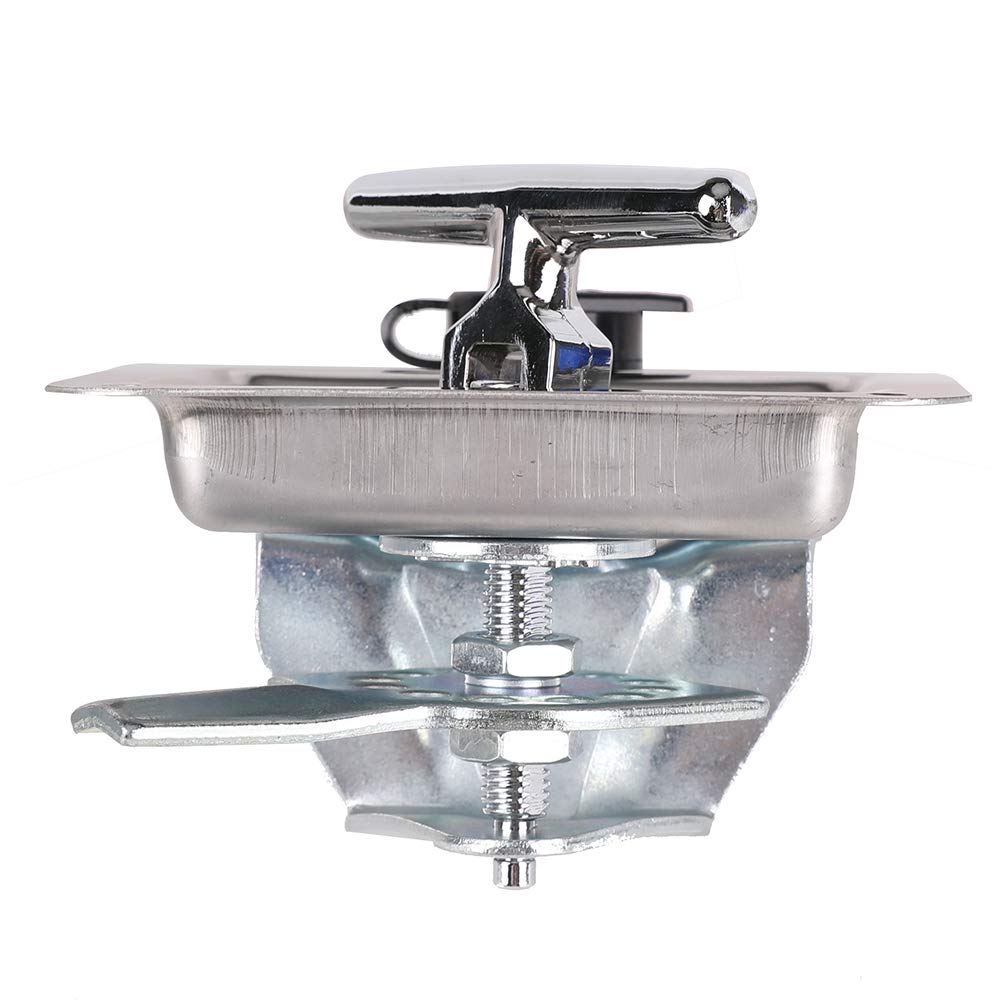 2Pcs Trailer Door Latch T-Handle Lock Highly Polished Stainless Steel ...