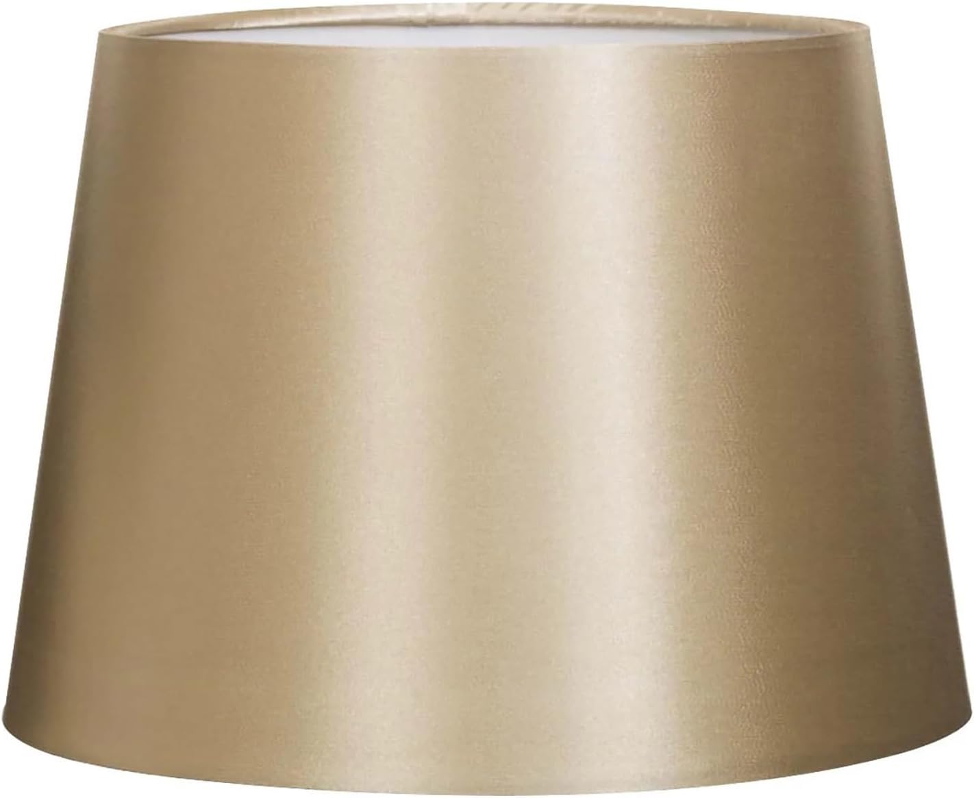 Satin Lamp Shade with Metal Frame Adjustable Fitting Soft Light Effect ...