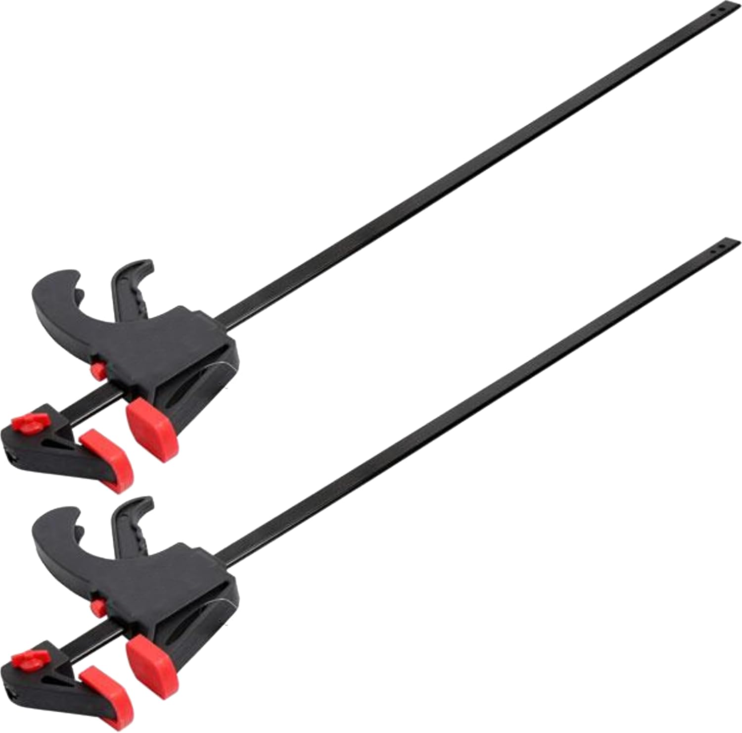 2pc 24" Bar Clamps for Woodwork Workbench Quick Grip Wood Quick Release ...