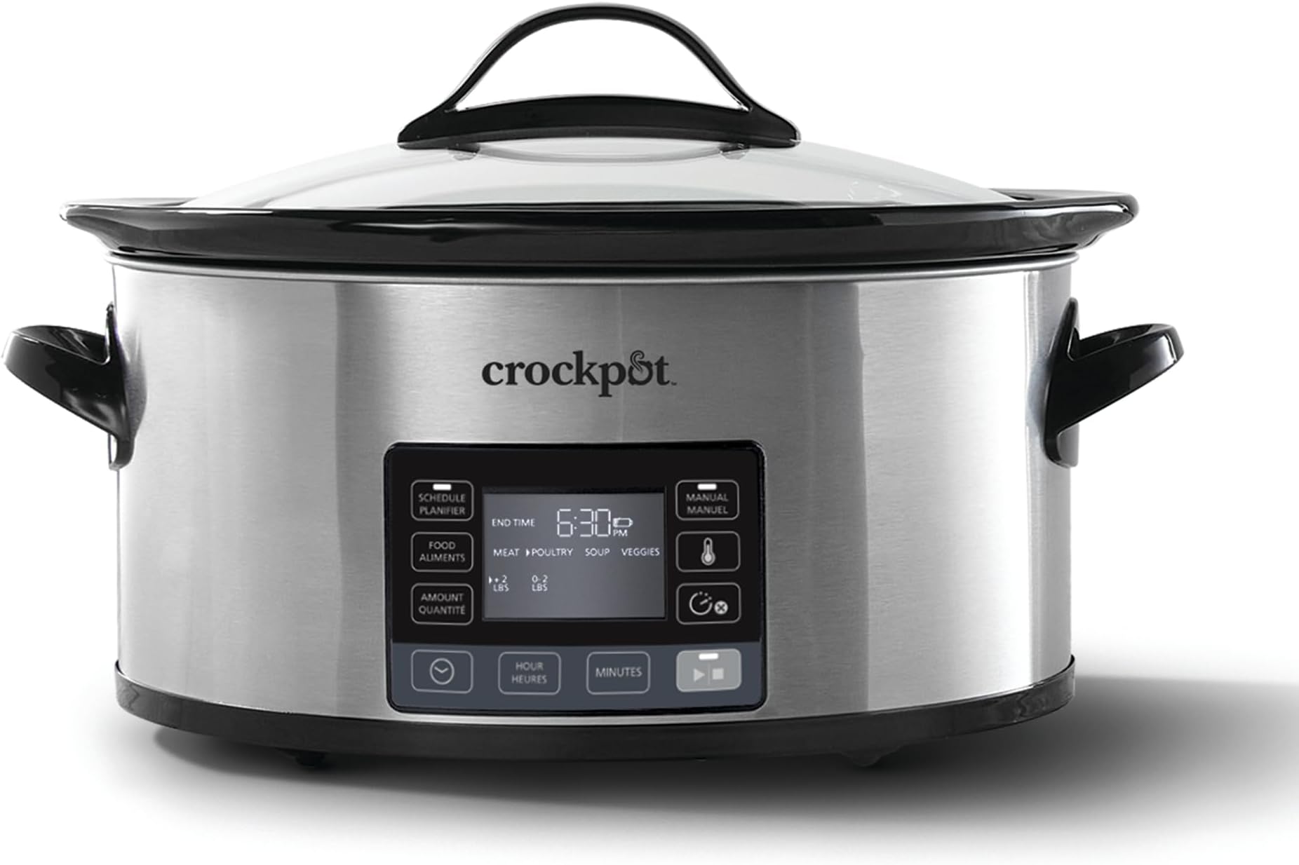 Crock-Pot Slow Cooker with MyTime Adjusting Cook Cycle | 6-Quart ...