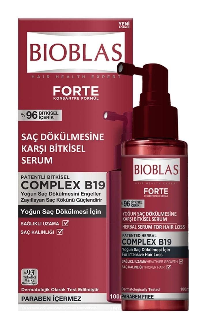 BIOBLAS Forte Pflanzliches Serum bei Haarausfall für intensiven ...