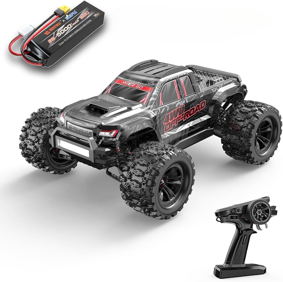 Amazon.com: JIKEFUN MJX 1/10 RC Car 10208 V2 Brushless High Speed Adult ...