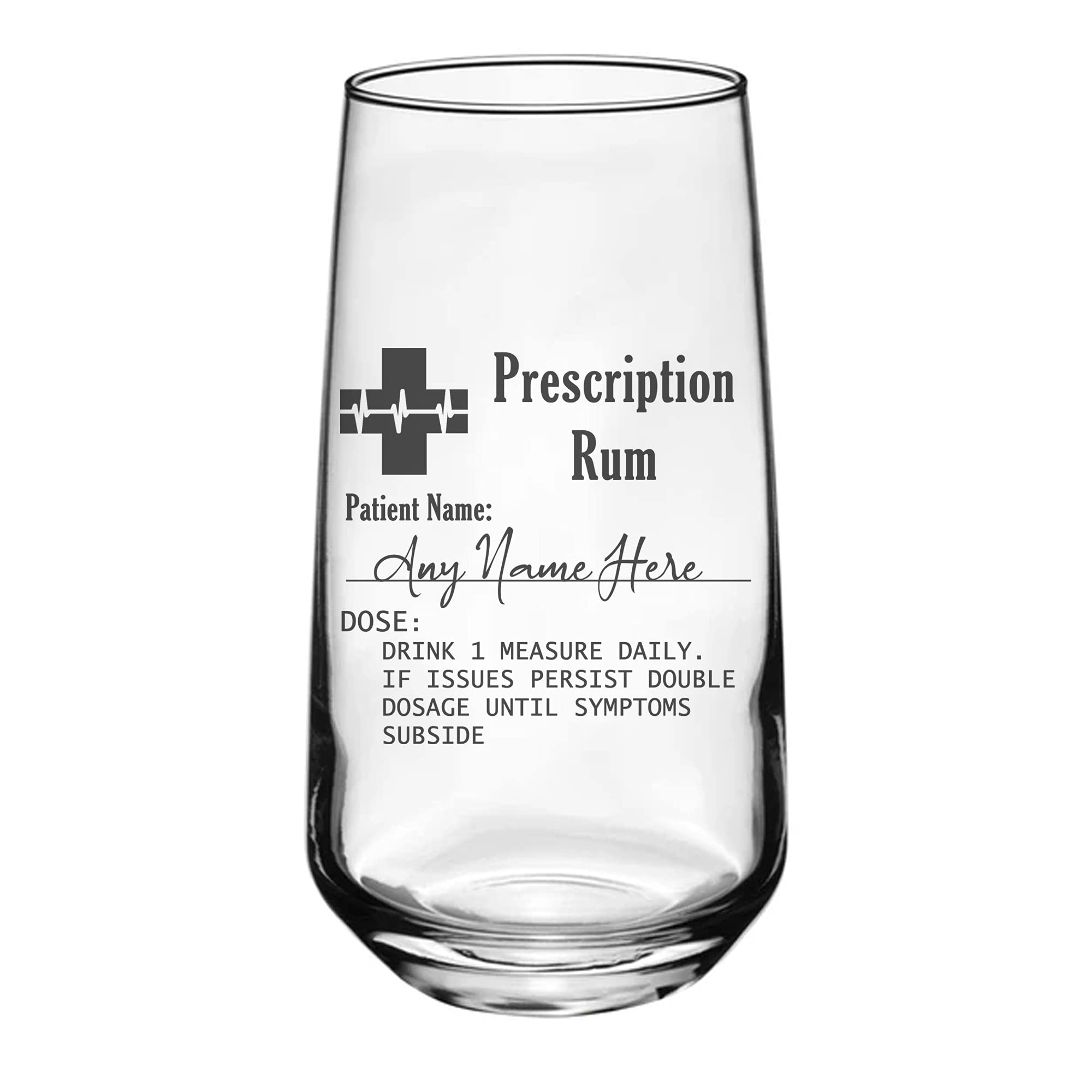 Always Looking Good Personalised Engraved Rum Highball Glass ...