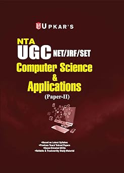 Buy UGC NET/SET/JRF Computer Science and Applications Paper-2 | UGC NET ...