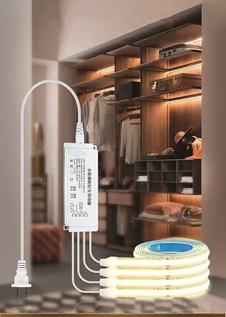 GZGMET Under Cabinet LED Strip Lights Kitchen Shelf Pantry Showcase ...