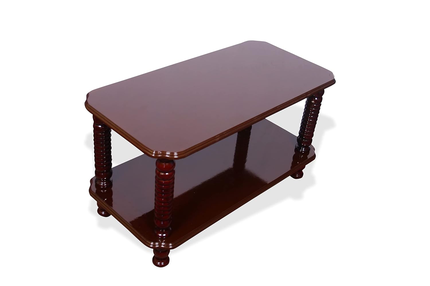 MONO FURN Asian Engineered Wood Wooden Finish Teapoy Coffee Table ...