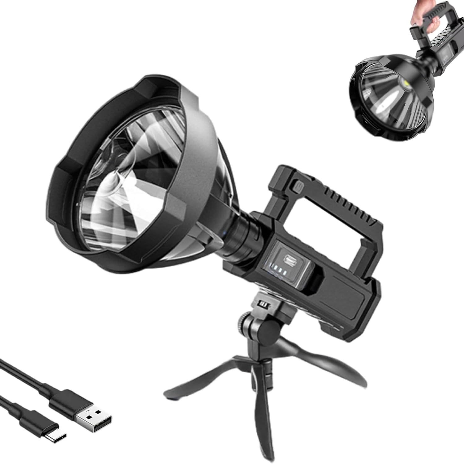 Amazon.com: KUEUS TI36-200,000 Lumens Flashlight, High Brightest ...