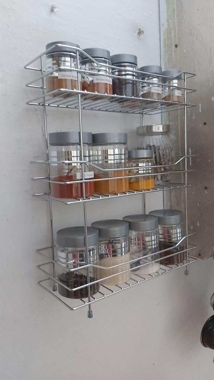 Buy EverEx Stainless Steel Kitchen Rack Trolley Basket Stand Container ...