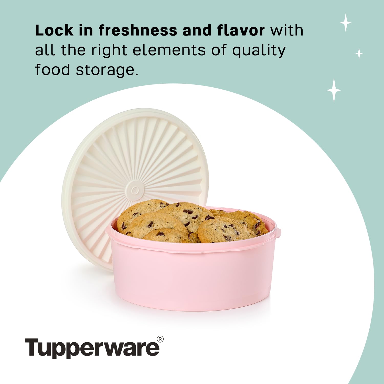 Snapklik.com : Tupperware Heritage Collection 7.6 Cup Cookie Canister ...