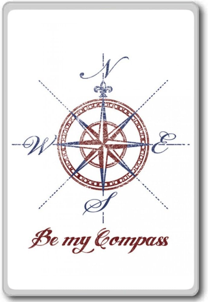 Amazon.com: Be My Compass - Motivational Quotes Fridge Magnet : Home ...