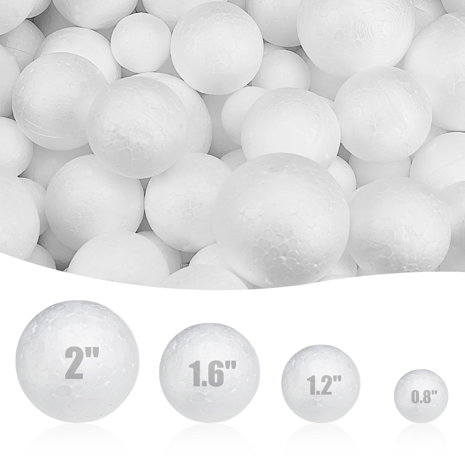 Styrofoam Balls 60mm Polystyrene Ball – Poly Craft Supplies