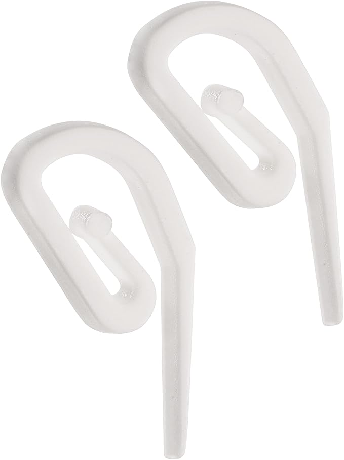 White Plastic Curtain Hooks | Hooks For Pencil Pleat, Window, Door ...