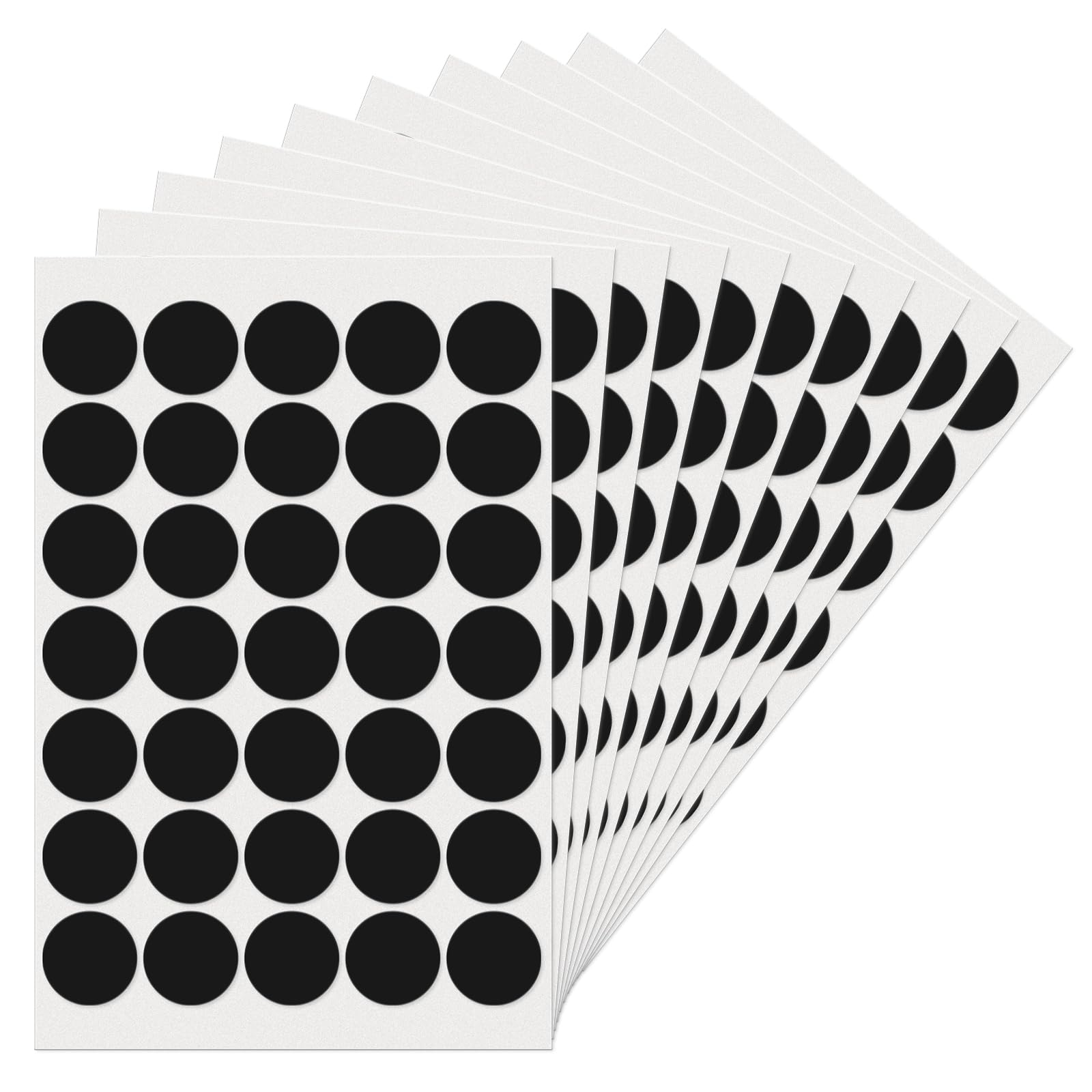 Amazon.com : YIKIADA Black Dot Stickers Round 1 Inch Sticker, Circle ...