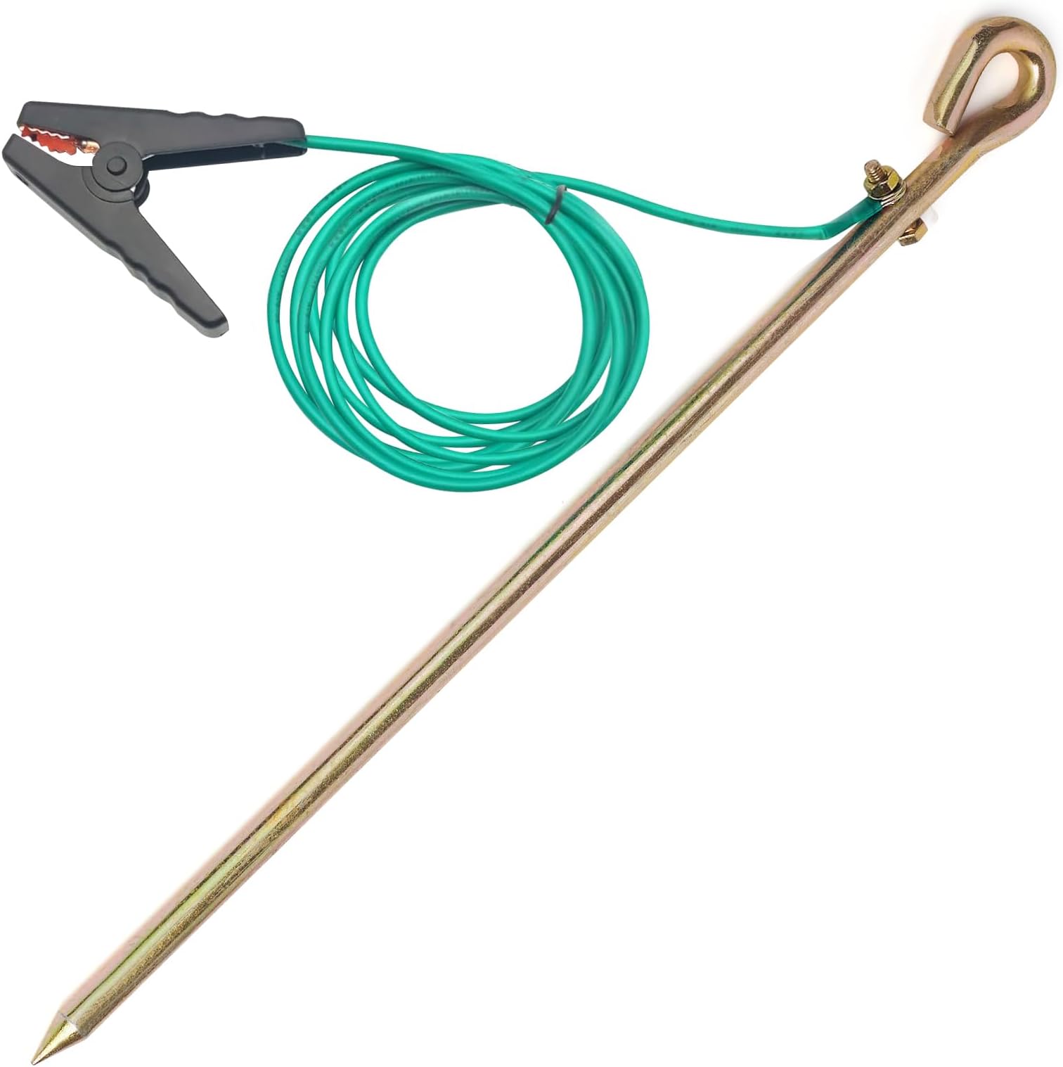 LIFENCE Copper Ground Rod,Portable Plug Grounding Rod Kit With 50ft ...