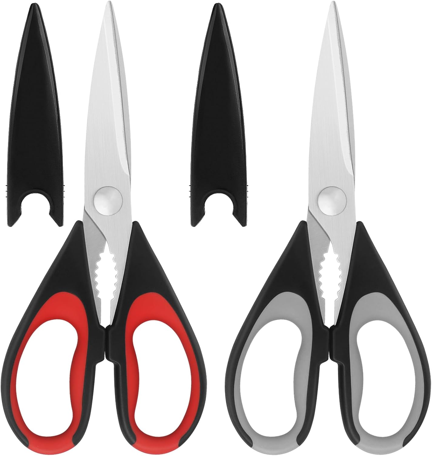 Amazon.com: Vutyvve Kitchen Scissors, Stainless Steel Blades, Soft Grip ...